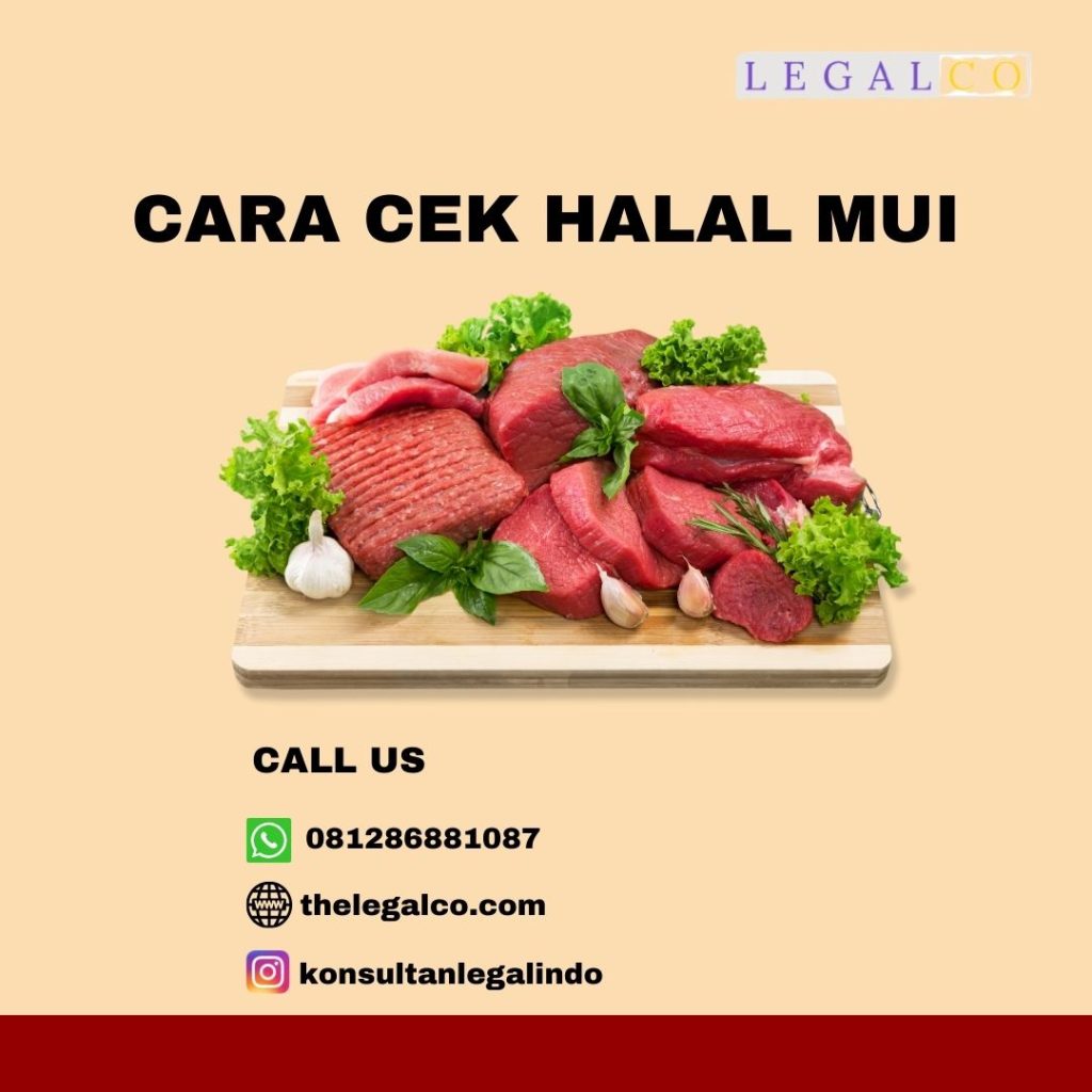 CARA CEK HALAL MUI - THE LEGAL CO