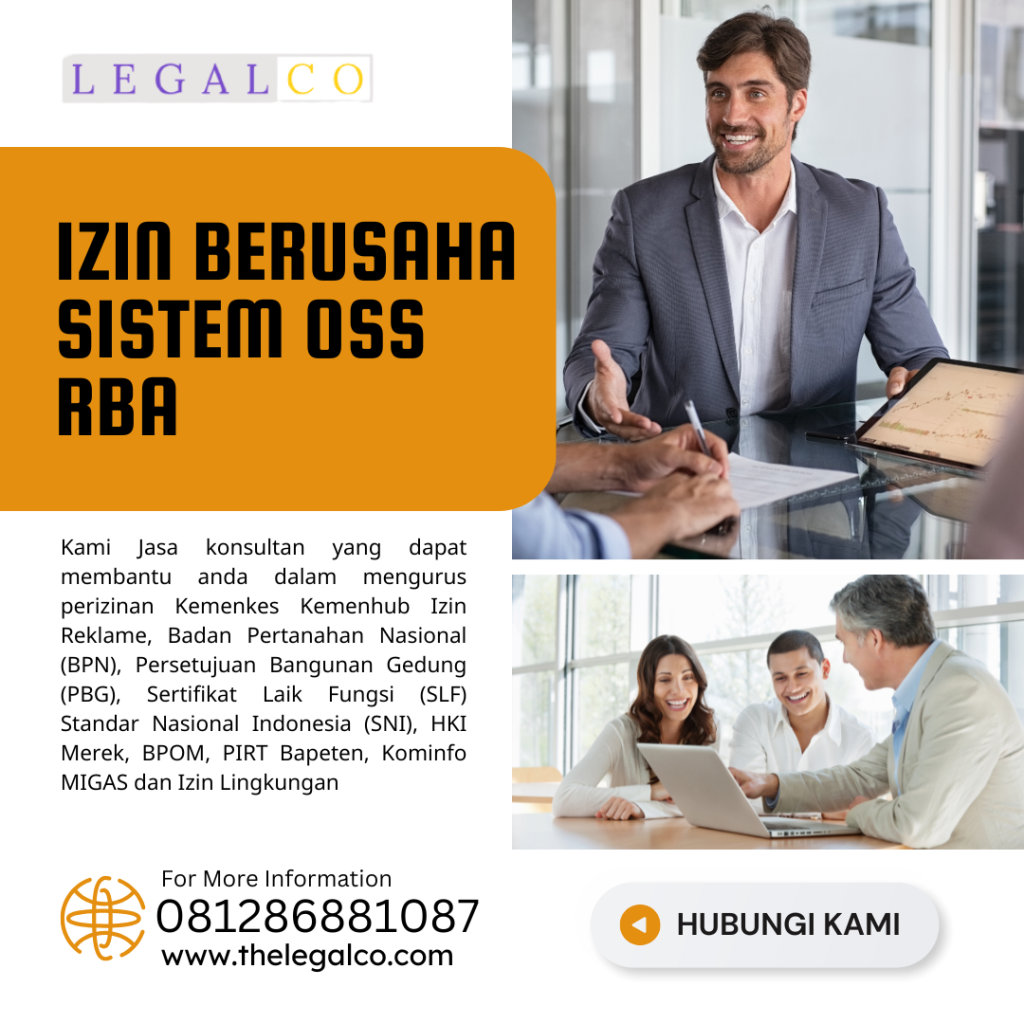 IZIN BERUSAHA SISTEM OSS - THE LEGAL CO