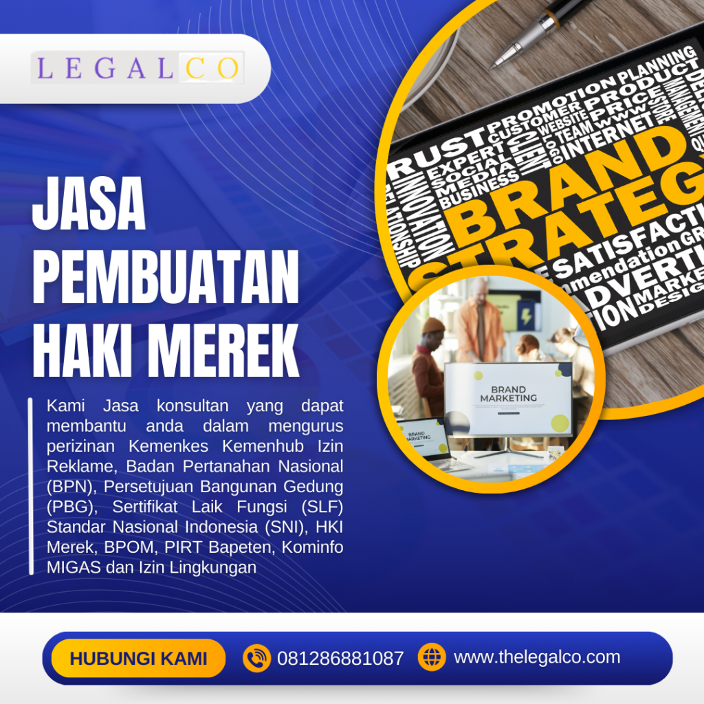 JASA PEMBUATAN HAKI MEREK - THE LEGAL CO