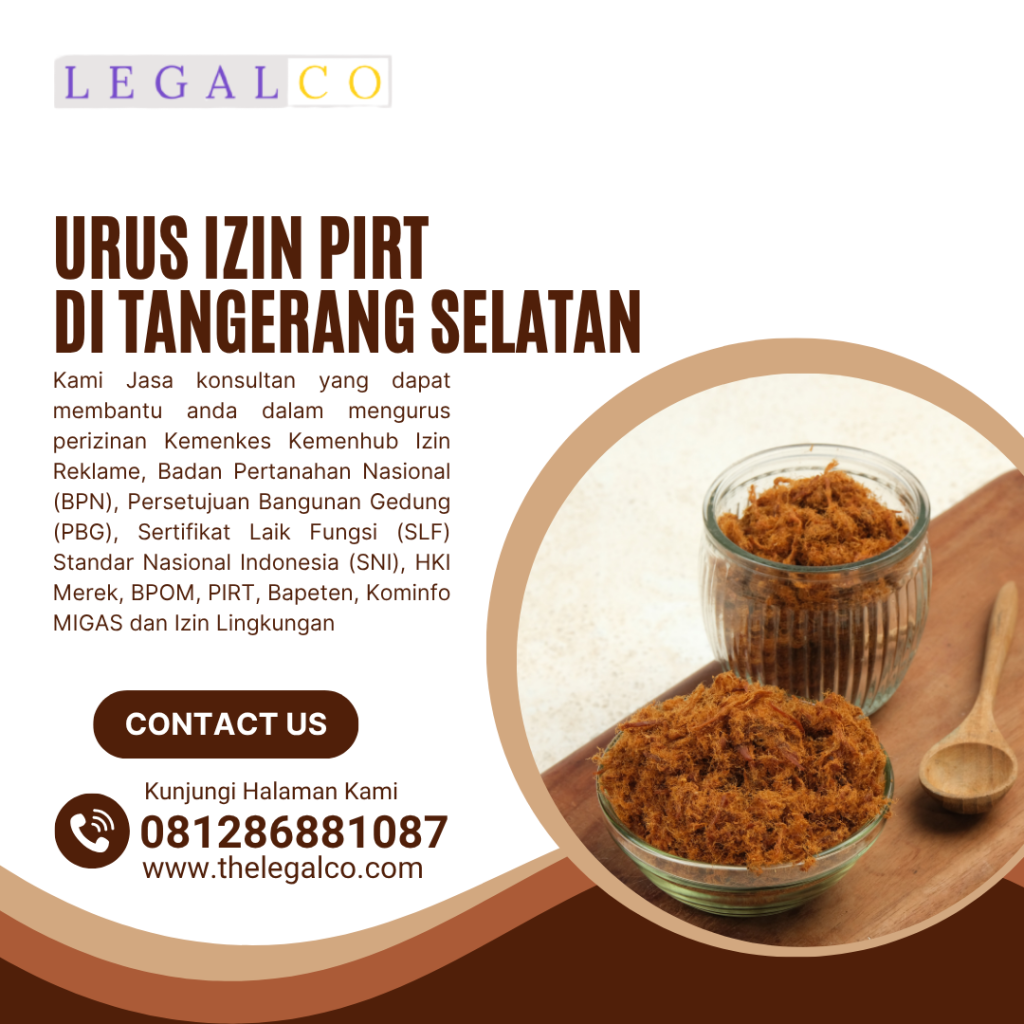 URUS IZIN PIRT DI TANGERANG SELATAN - THE LEGAL CO